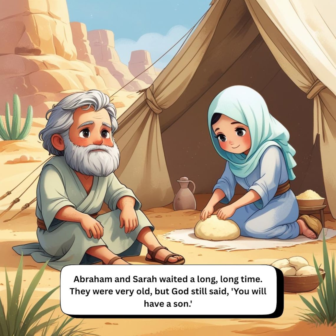 Bible Story About Abraham, Children Book, Bible Story for Kids ...