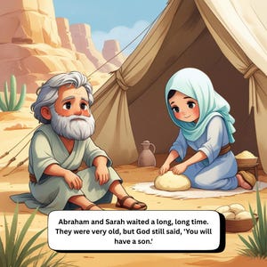 Children's Bible Storybook: Abraham's Faith (digital Download) - Etsy