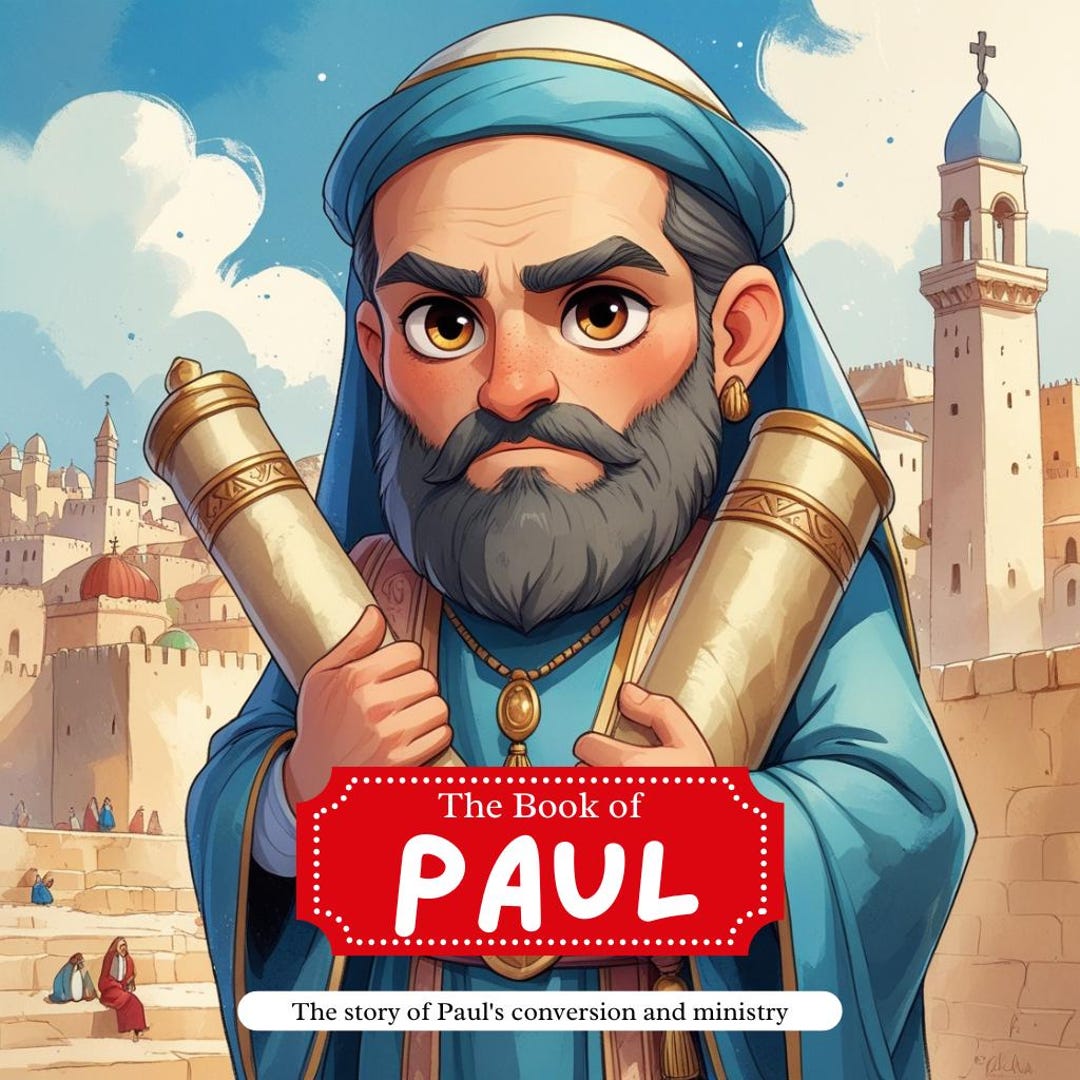 The Book of Paul: Children's Bible Story (digital Download) - Etsy