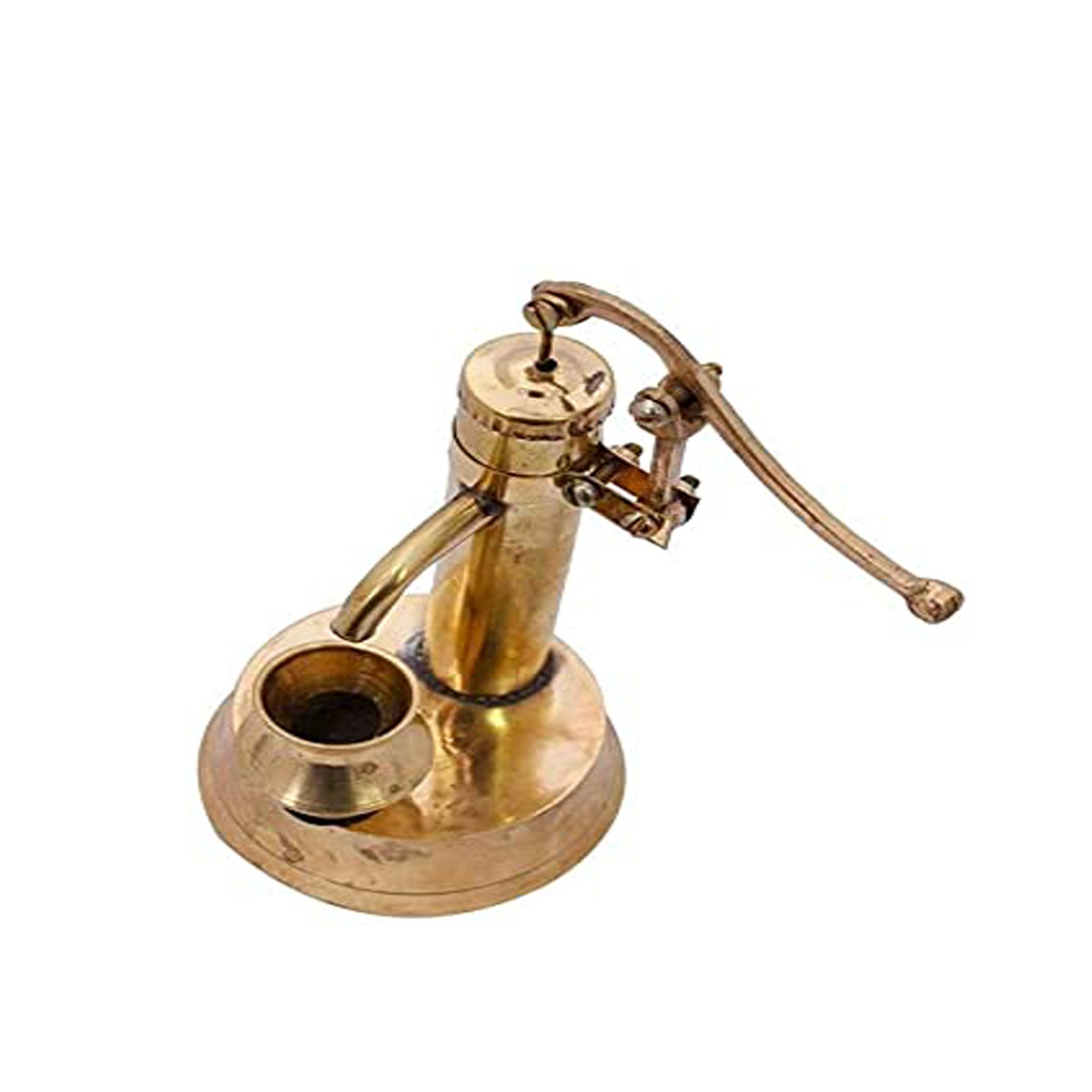 Vintage Indian Solid Brass Mini Working Handcrafted Hand Pump, Home ...