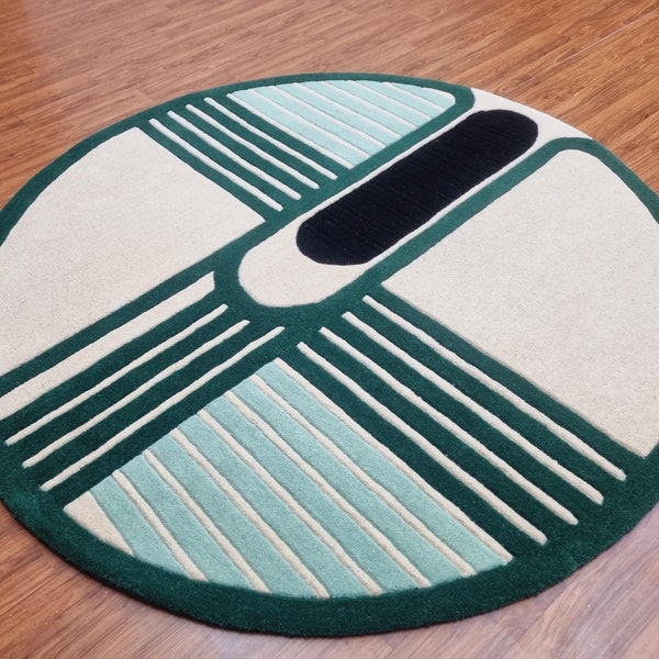 Round Bathroom Rug - Etsy