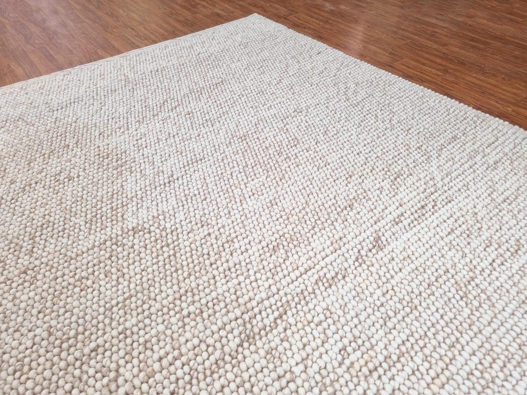 Handwoven Wool Rug Runner, Natural Wool Runner Rug, Entryway, Hallway ...