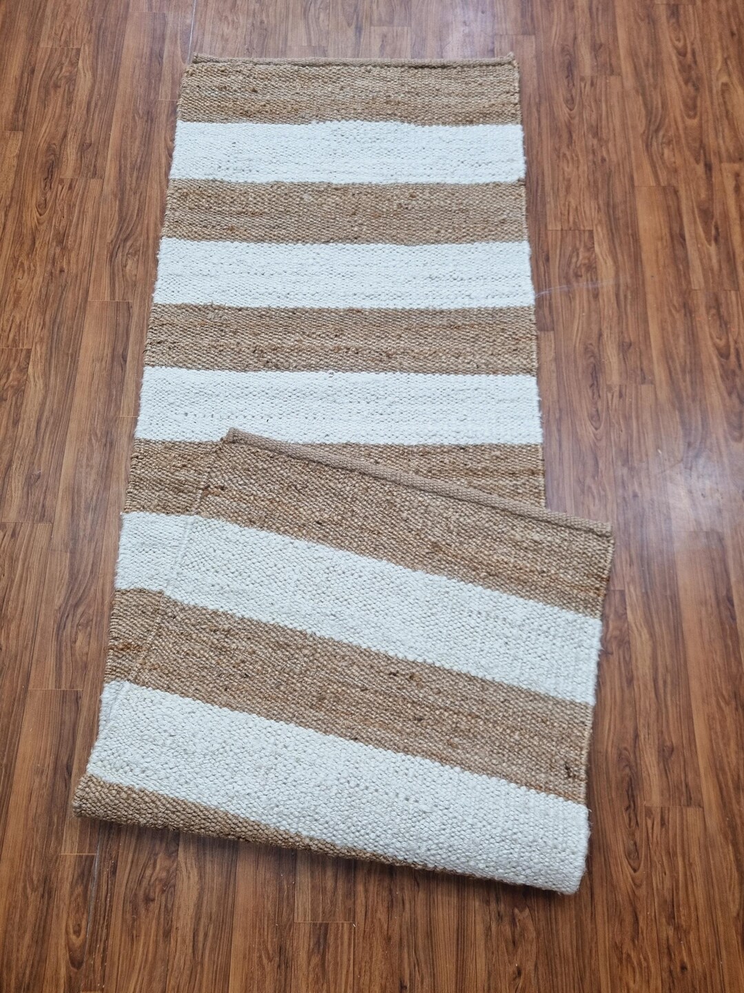 Hand Braided Jute Rug, Natural White Jute Rug, Eco Friendly Jute Rug ...