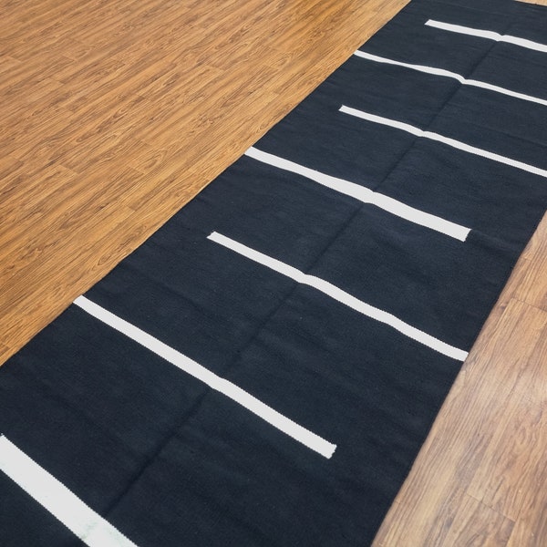 Black White Runner - Etsy