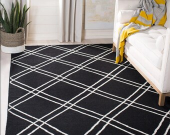 Handwoven Wool Rug, Large Area Rug, Custom Size Rugs, Beni Ourain Rug ...