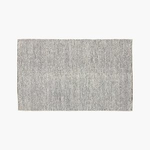 Handwoven Wool Rug Runner, Black White Wool Runner Rug, Entryway ...