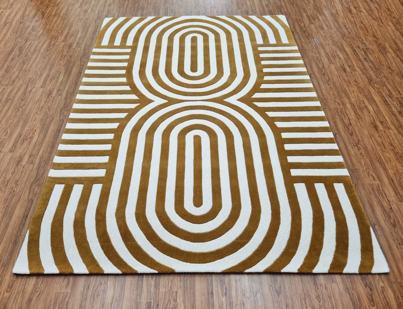 Hand Tufted Wool Rug Wool Rug Handmade Wool Rugs Modern - Etsy