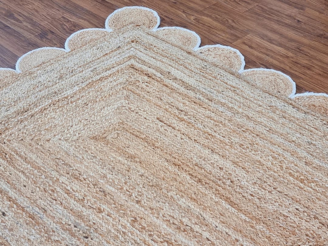 Indian Jute Rug for Living Room, Bedroom, Entryway, Outdoor Patio ...