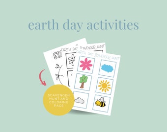 Kids Nature Journal, Nature Activities for Kids, Nature Scavenger Hunt ...