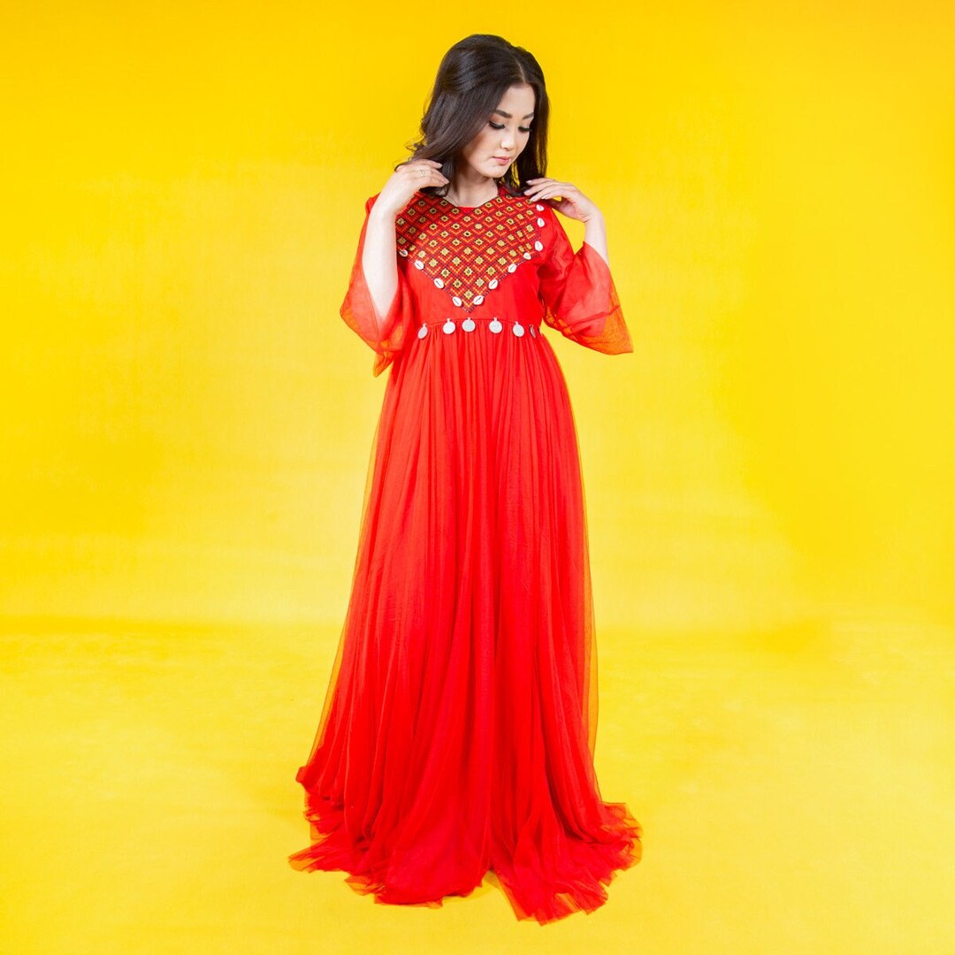 Beautiful Ghazal Design Dress Famous Afghani Design Women - Etsy