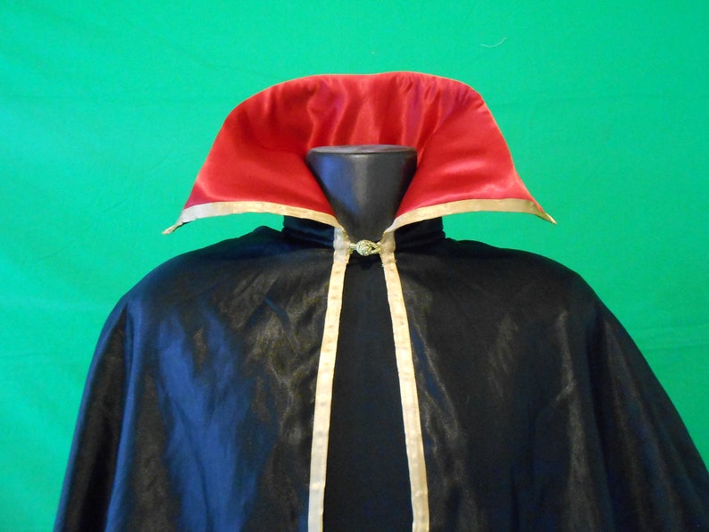 Satin Vampire Cape - Etsy