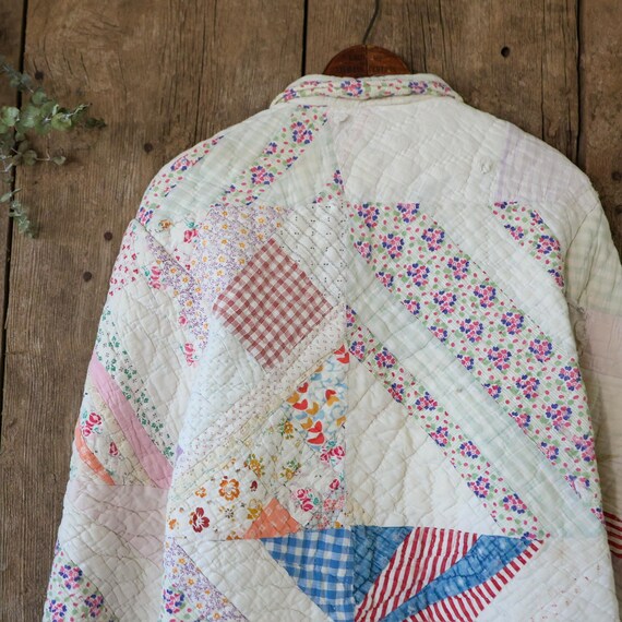 Antique Pastel Spring Sustainable Quilt Bode Handmade… - Gem
