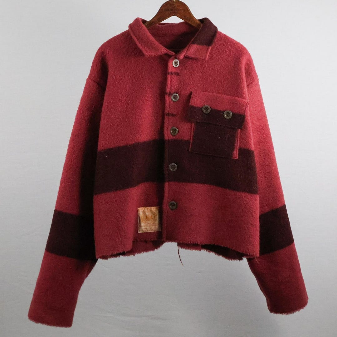 Hudson Bay 4 Point Wool Bode Trapper Antique 1940s Embroidered Handmade ...