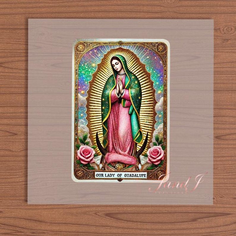 Virgin Mary Guadalupe DTF Hispanic Edition, DTF Transfers Ready to ...