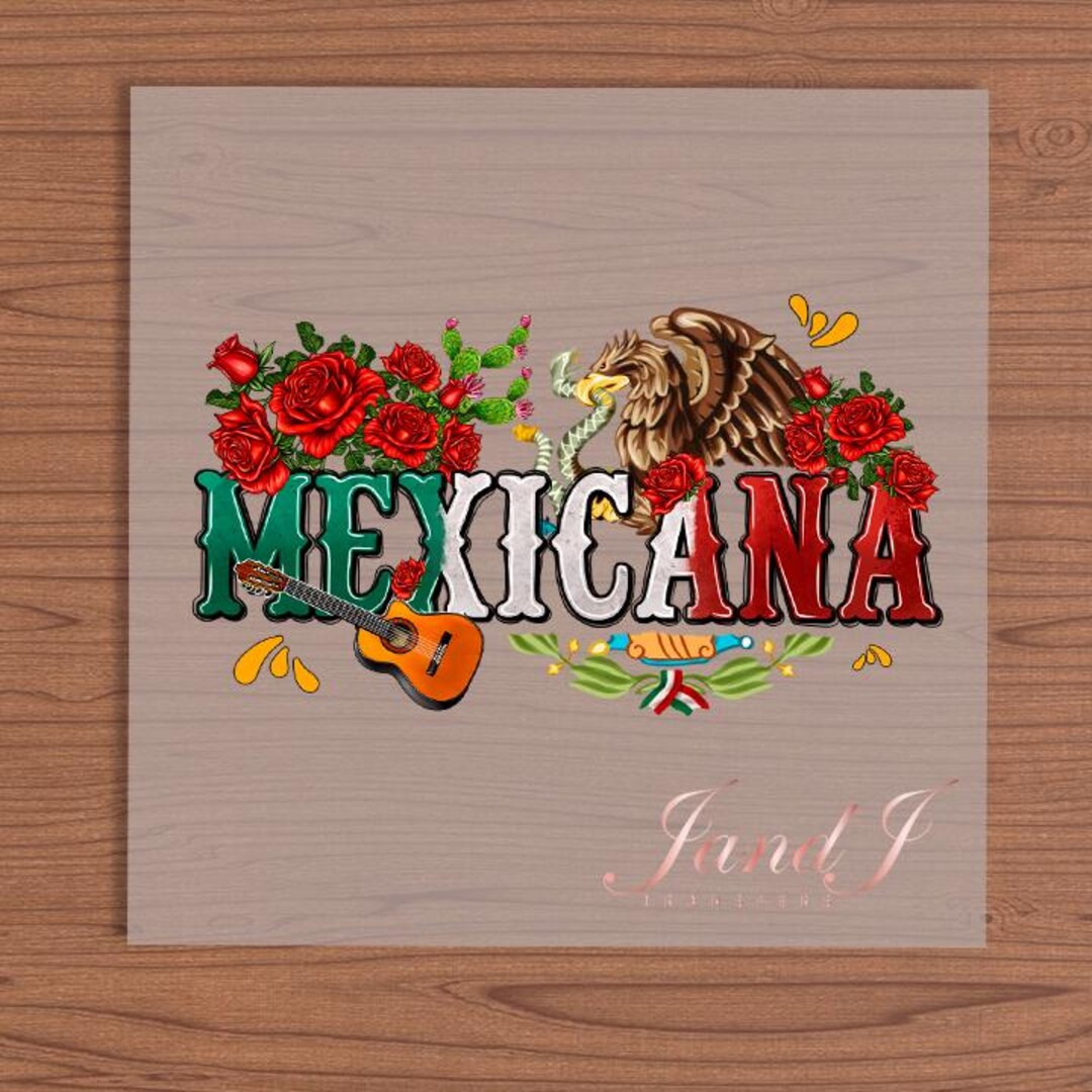 Mexicana DTF Transfers Ready to Press, Direct to Film Transfer ,DTF ...