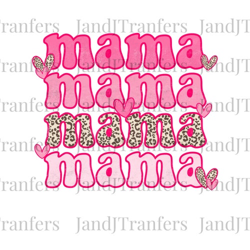 Mama Mini Stacked DTF Transfer Direct to Film Transfer - Etsy
