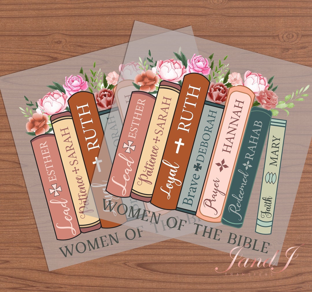 Women of the Bible DTF Transfers Ready to Press, Direct to Film ...