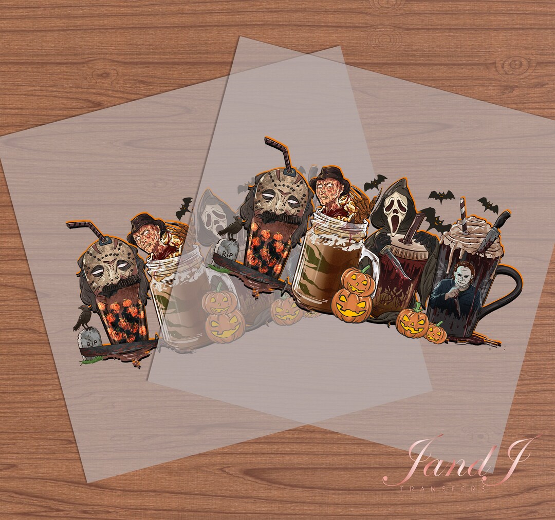 Horror Halloween, Spooky Season Vibes, Horror Characters DTF Transfers ...