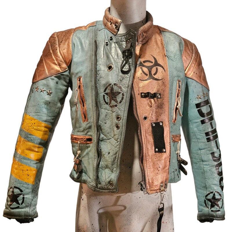 Vintage Leather Re-worked Cyberpunk, Futuristic, Post Apocalyptic, Sci ...