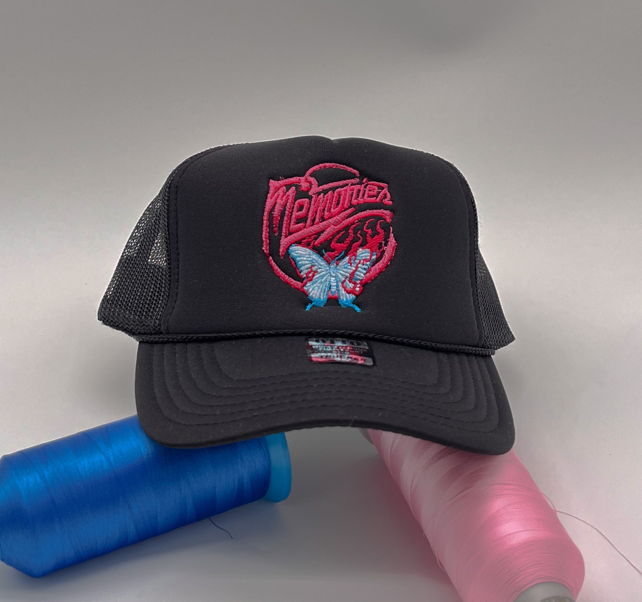 CUSTOM/ Embroidery Trucker Hats /logo or Text - Etsy