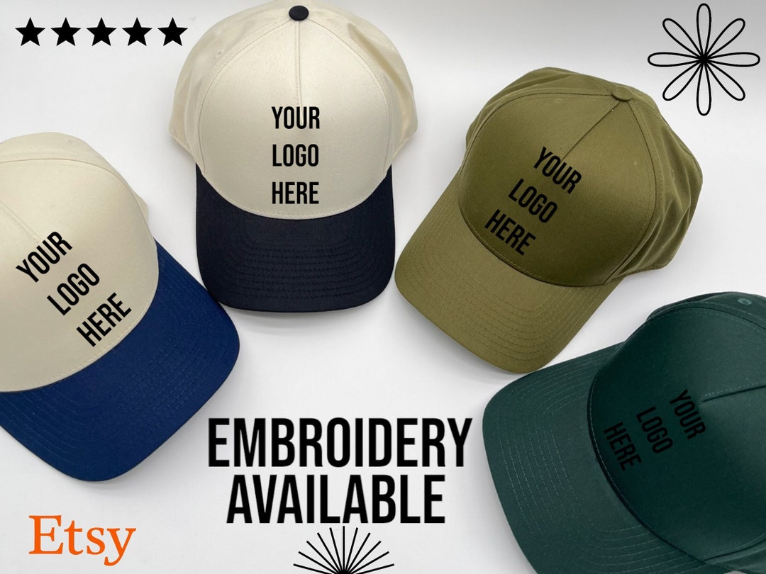 Custom Baseball Hats With Embroidery/ Trucker Hat, Two Tones Baseball ...