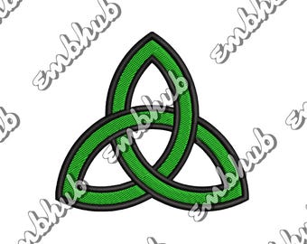 Celtic Trinity Knot Filled Digitized Embroidery File - Etsy