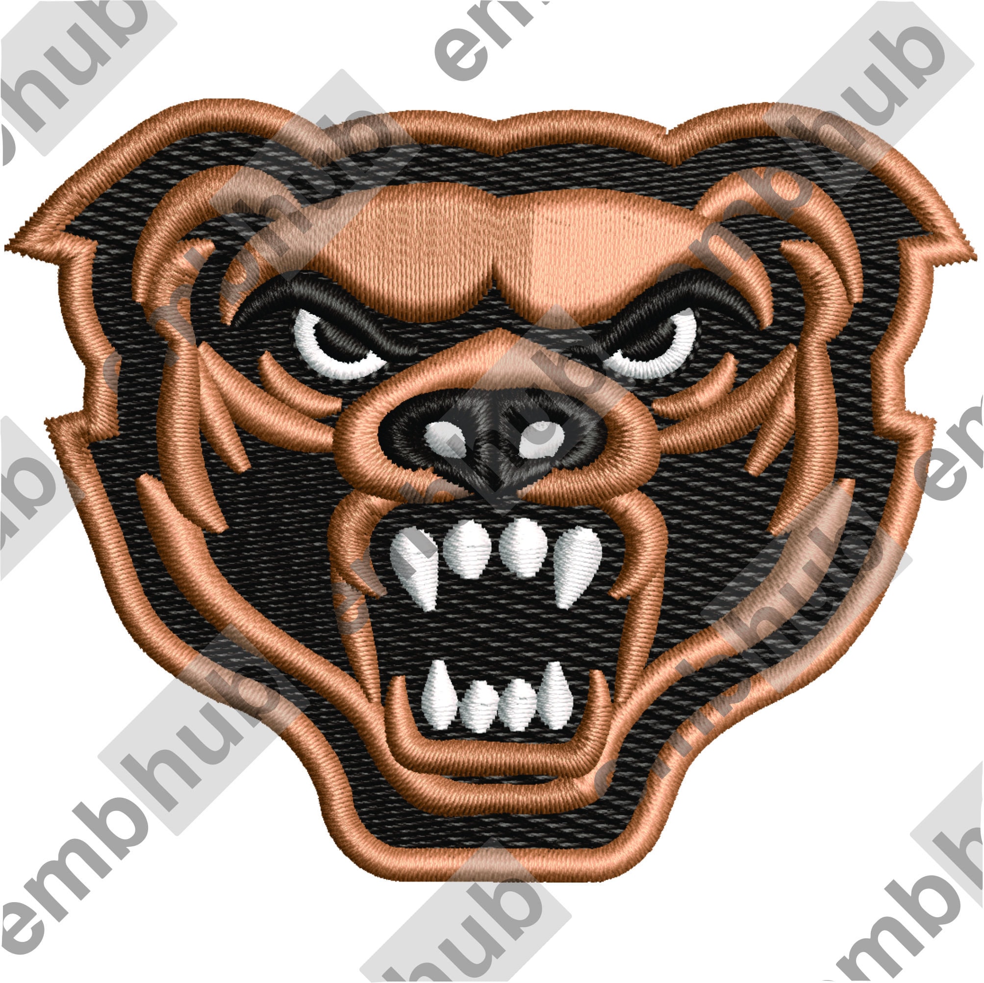 Bear Digitized Embroidery File - Etsy