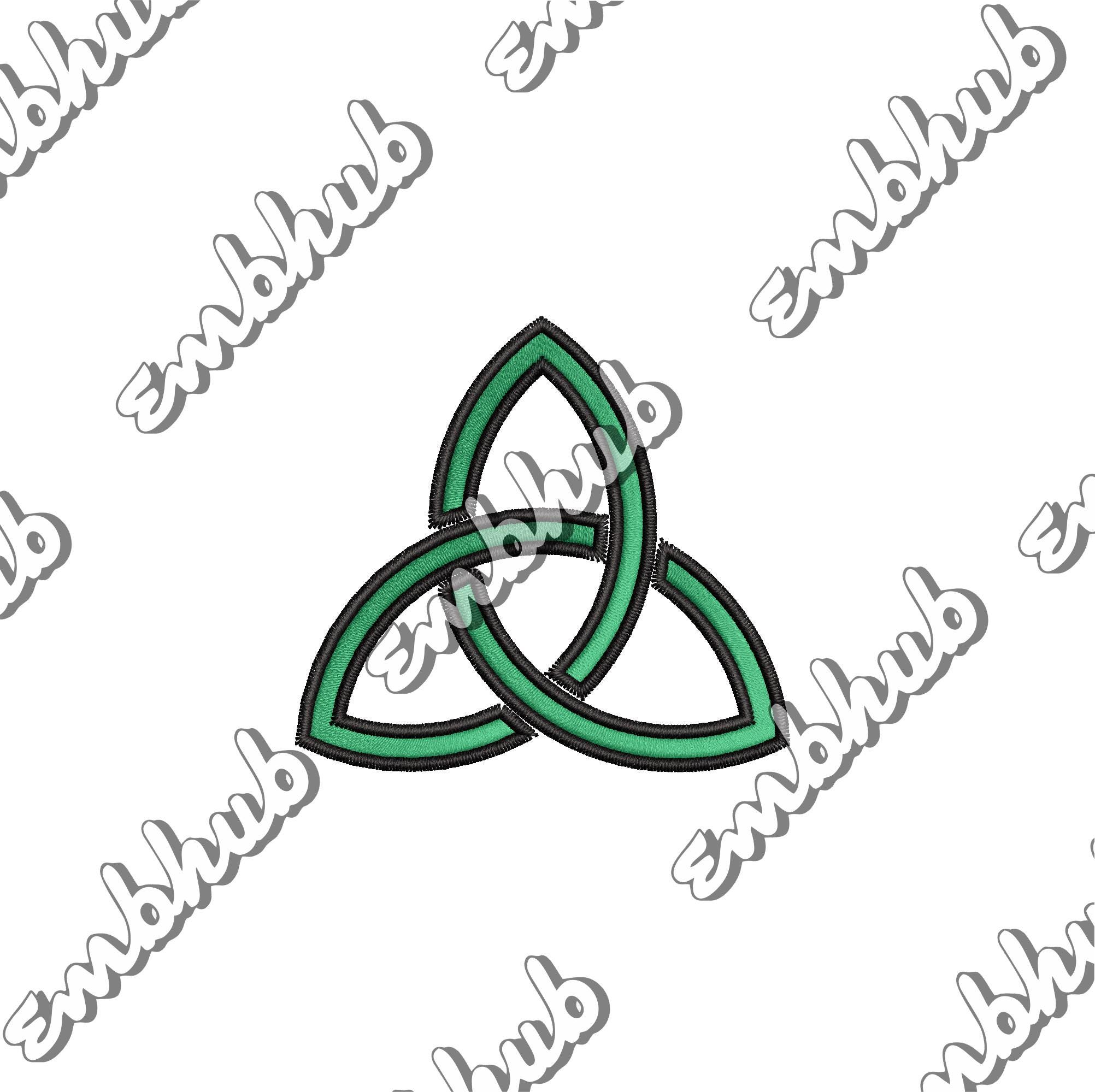 Celtic Trinity Knot Digitized Embroidery File - Etsy