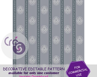 Stripes Seamless Patterns / Custom Pattern Design / Textile / Digital ...