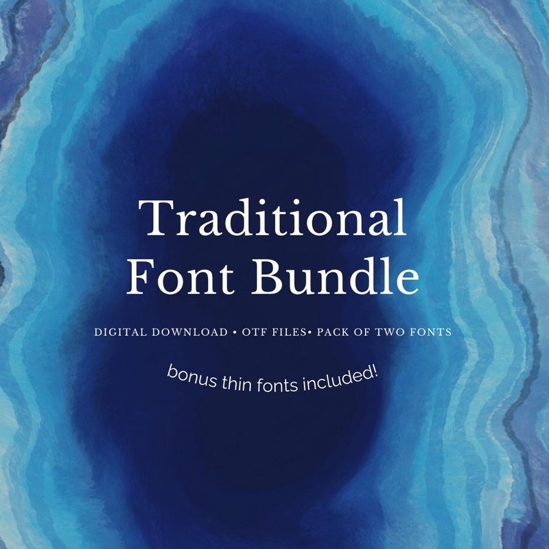 Digital Font - Etsy