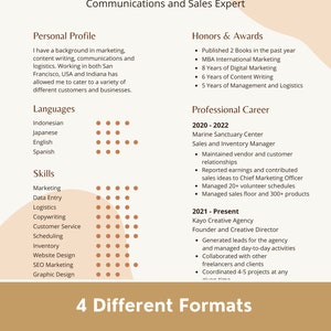 ATS Friendly Resume Template, 2024 Resume, Resume Cover Letter, Resume ...