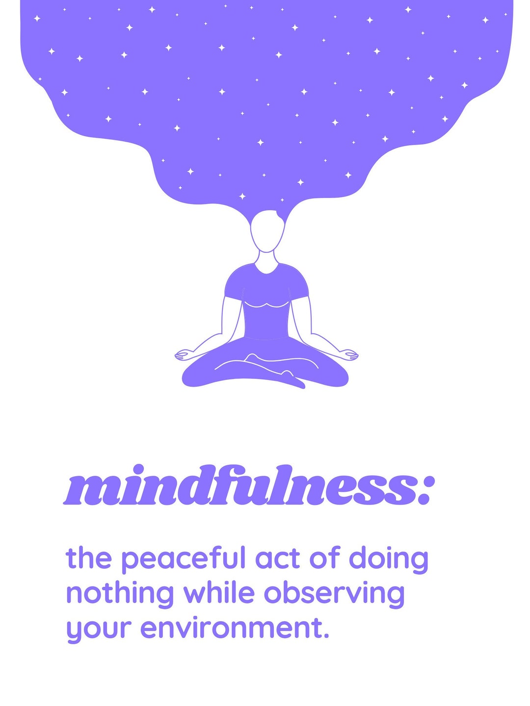 Mindfulness Poster, Breathwork Poster, Meditation Infographic, Mental ...
