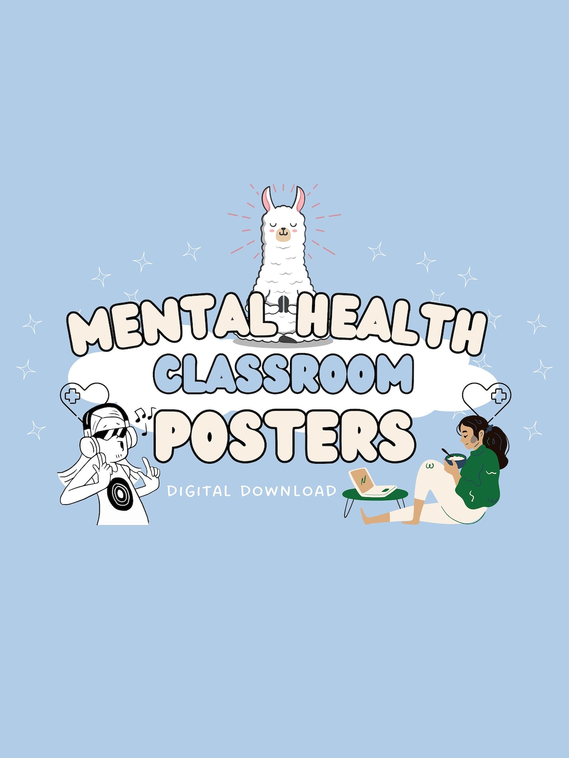 Therapist Office Posters, Digital Download Posters, Mental Health ...
