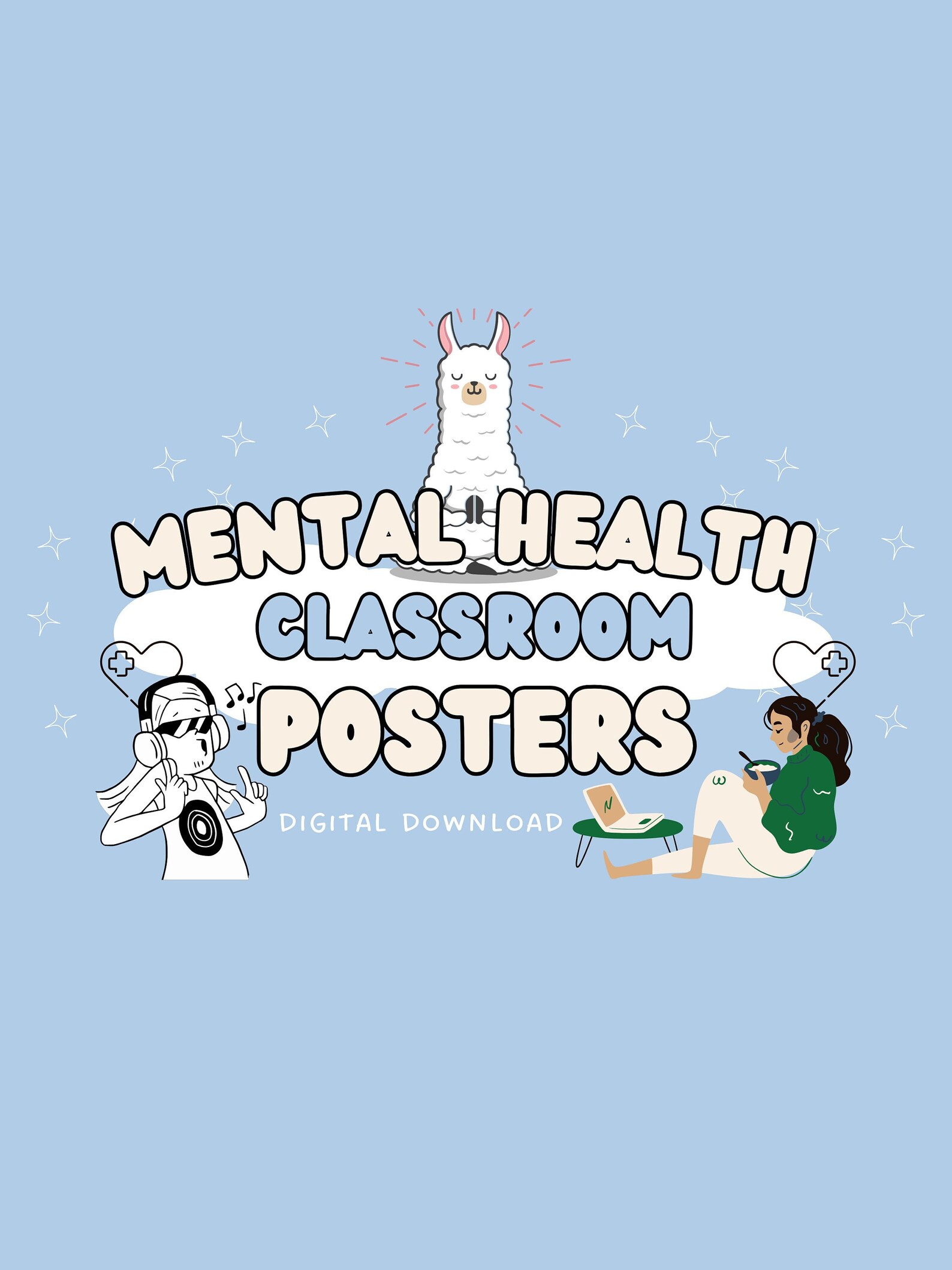 Mindfulness Poster, Breathwork Poster, Meditation Infographic, Mental ...