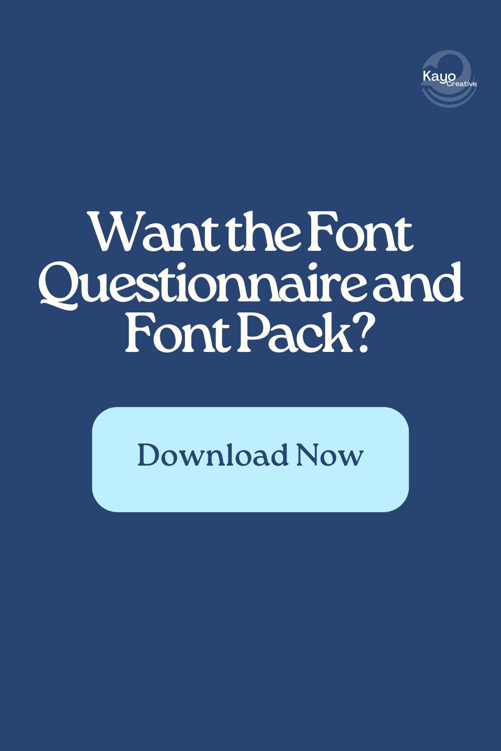 Choosing a Font Questionnaire, Find the Perfect Font, Font Pack, Small ...