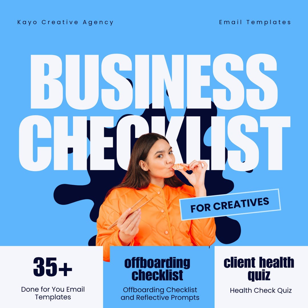 Business Checklist, Offboarding Checklist, Templates for Freelancers ...