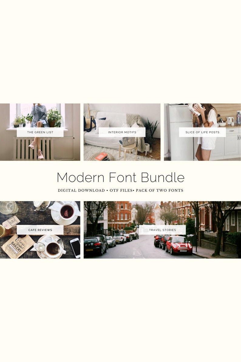 Modern Fonts | Font Pack | OTF File | A-Z Fonts | Fonts With Tails ...