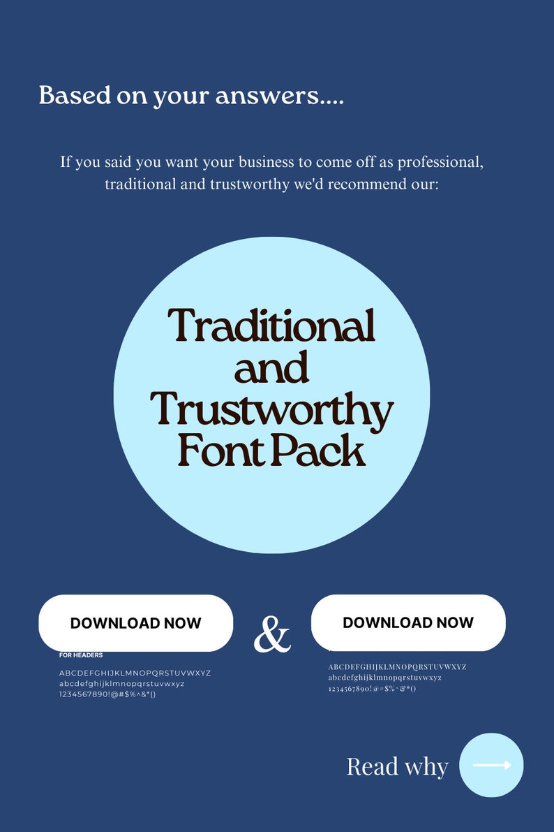 Choosing A Font Questionnaire, Find The Perfect Font, Font Pack, Small