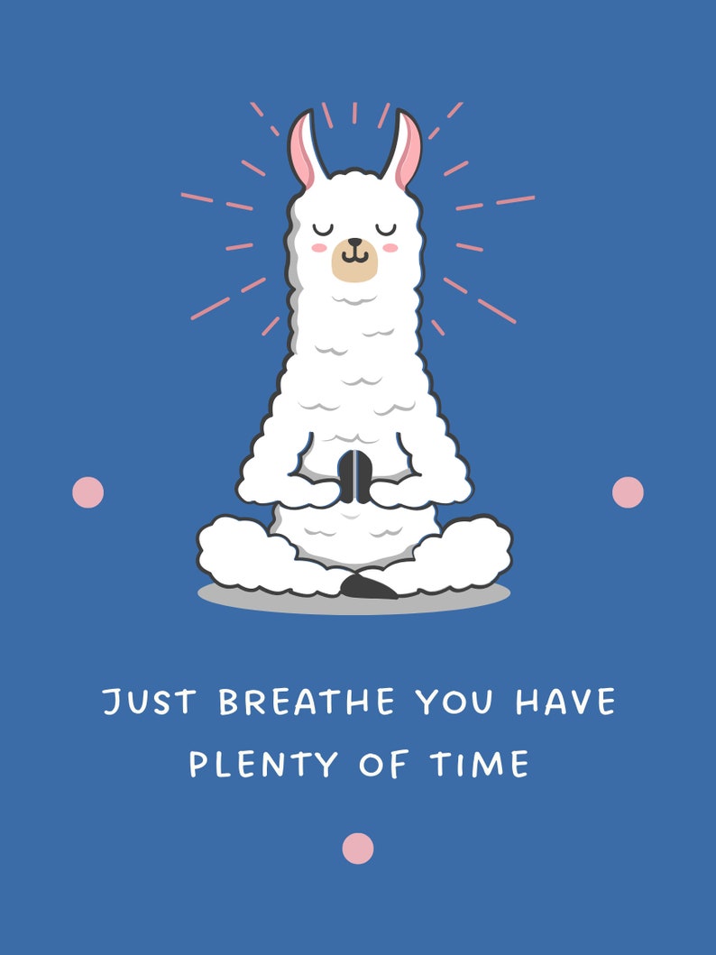 Mindfulness Poster, Breathwork Poster, Meditation Infographic, Mental ...