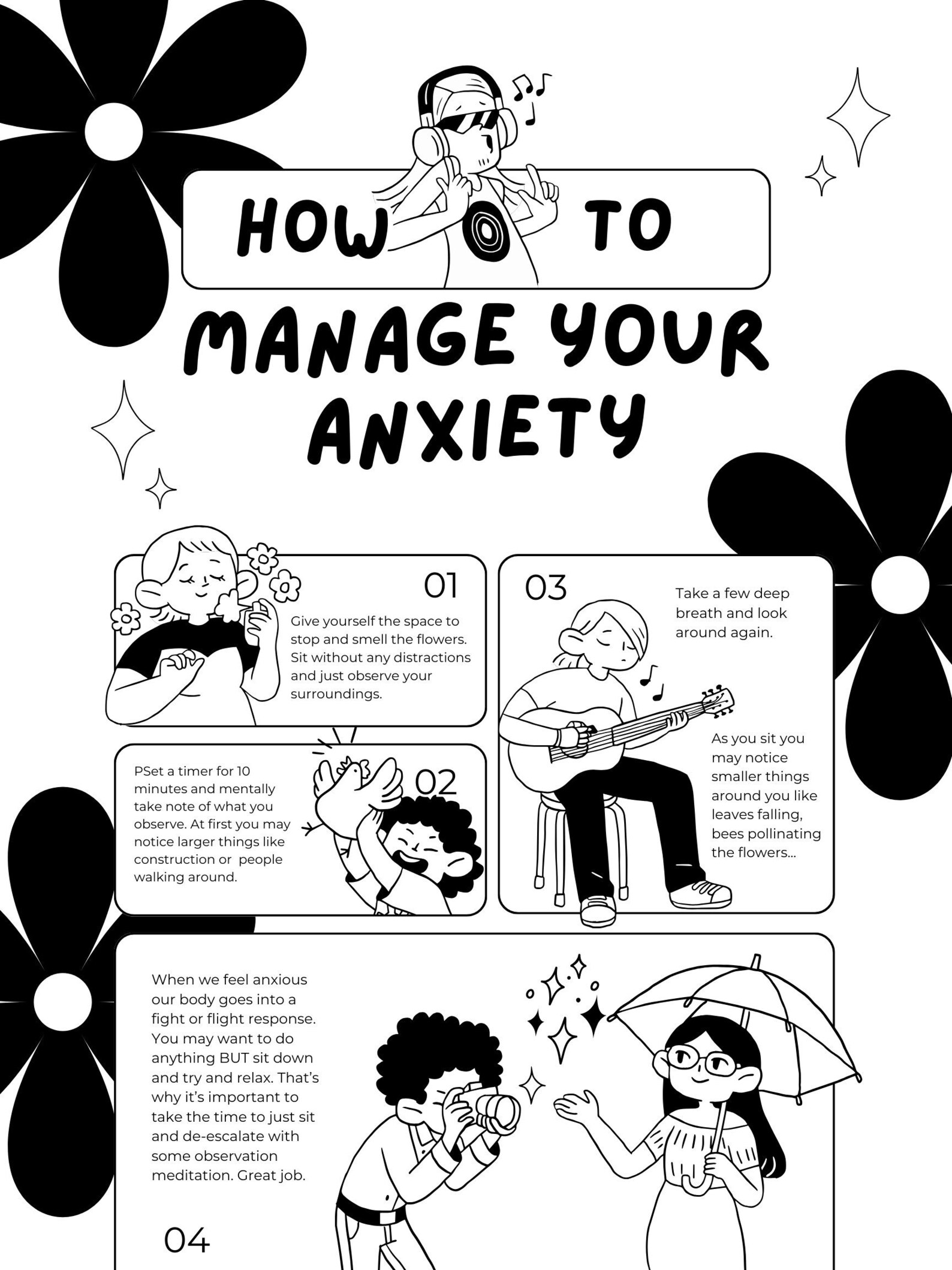 Mindfulness Poster, Breathwork Poster, Meditation Infographic, Mental ...