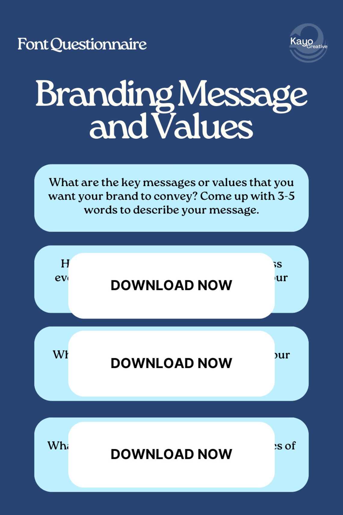 Choosing a Font Questionnaire, Find the Perfect Font, Font Pack, Small ...