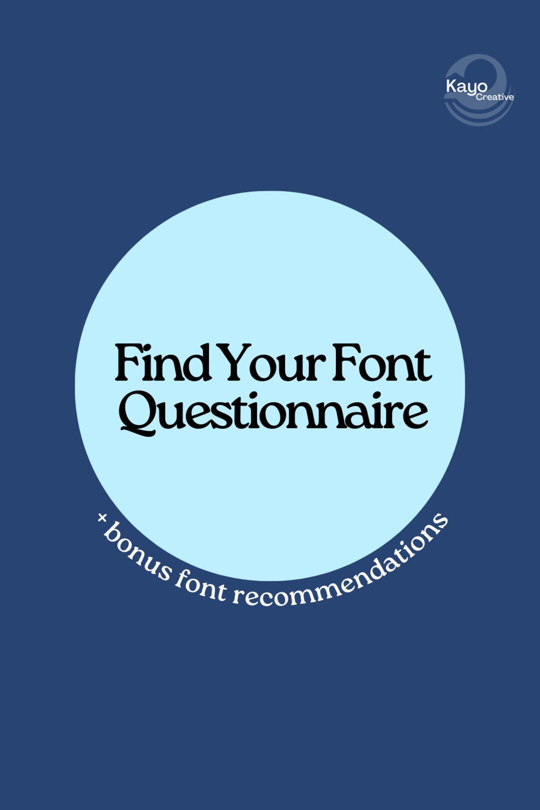 Choosing a Font Questionnaire Find the Perfect Font Font - Etsy