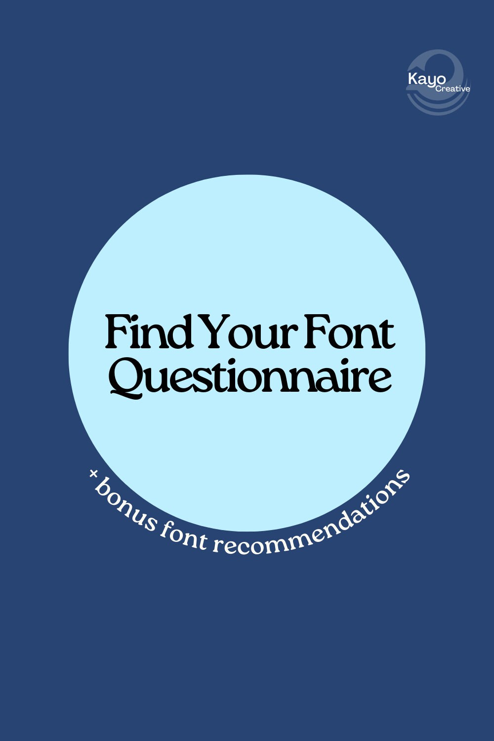 Choosing a Font Questionnaire, Find the Perfect Font, Font Pack, Small ...