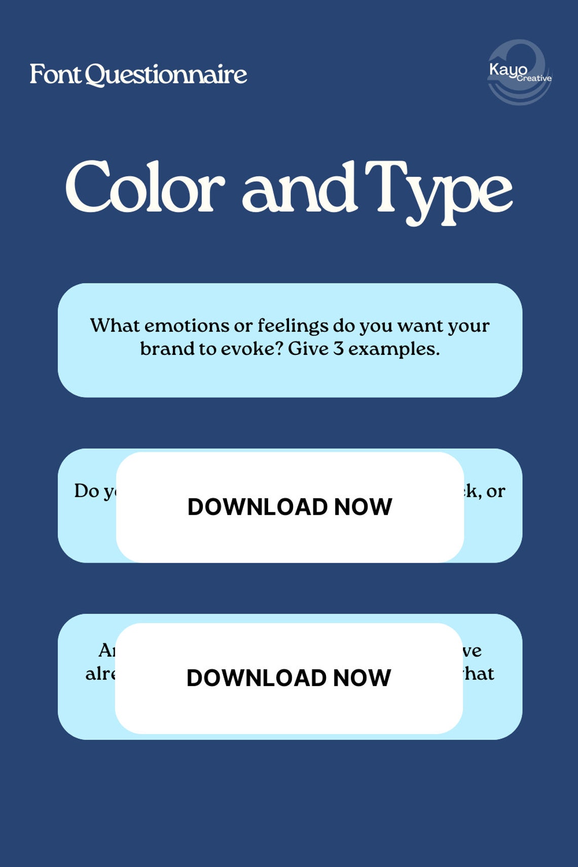 Choosing a Font Questionnaire, Find the Perfect Font, Font Pack, Small ...