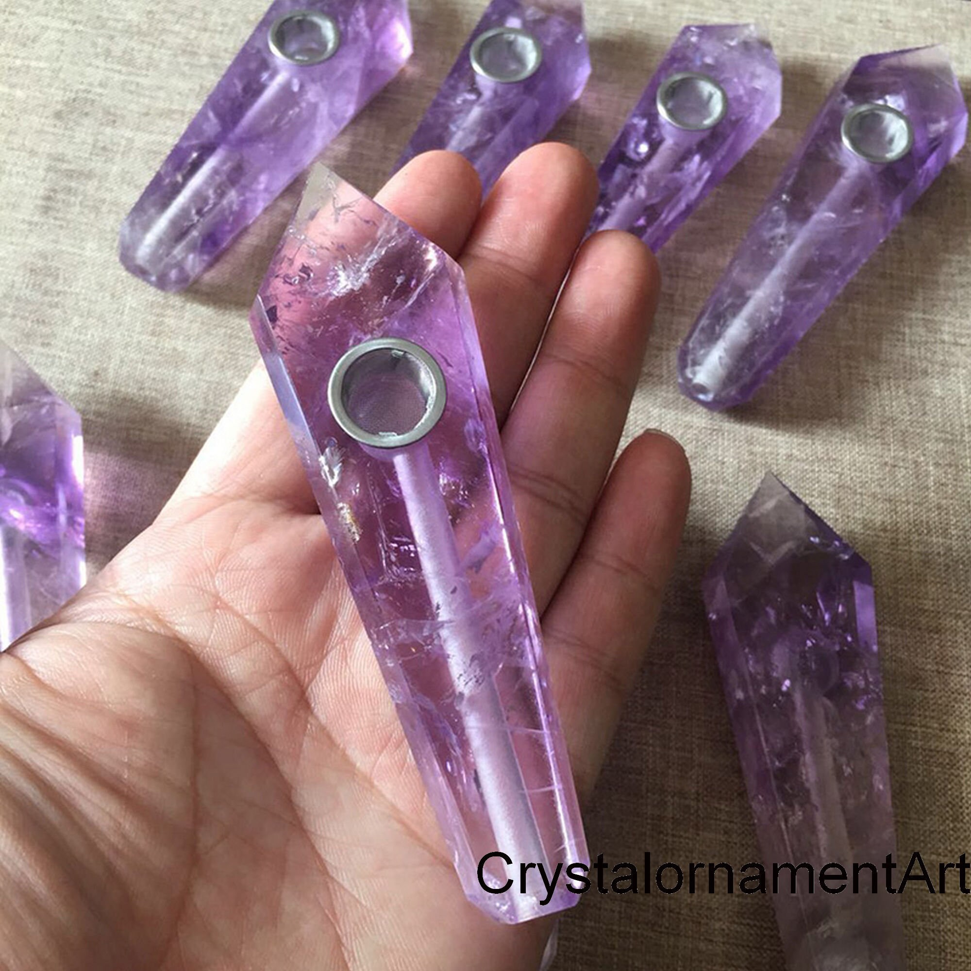 Crystal Pipes - Etsy