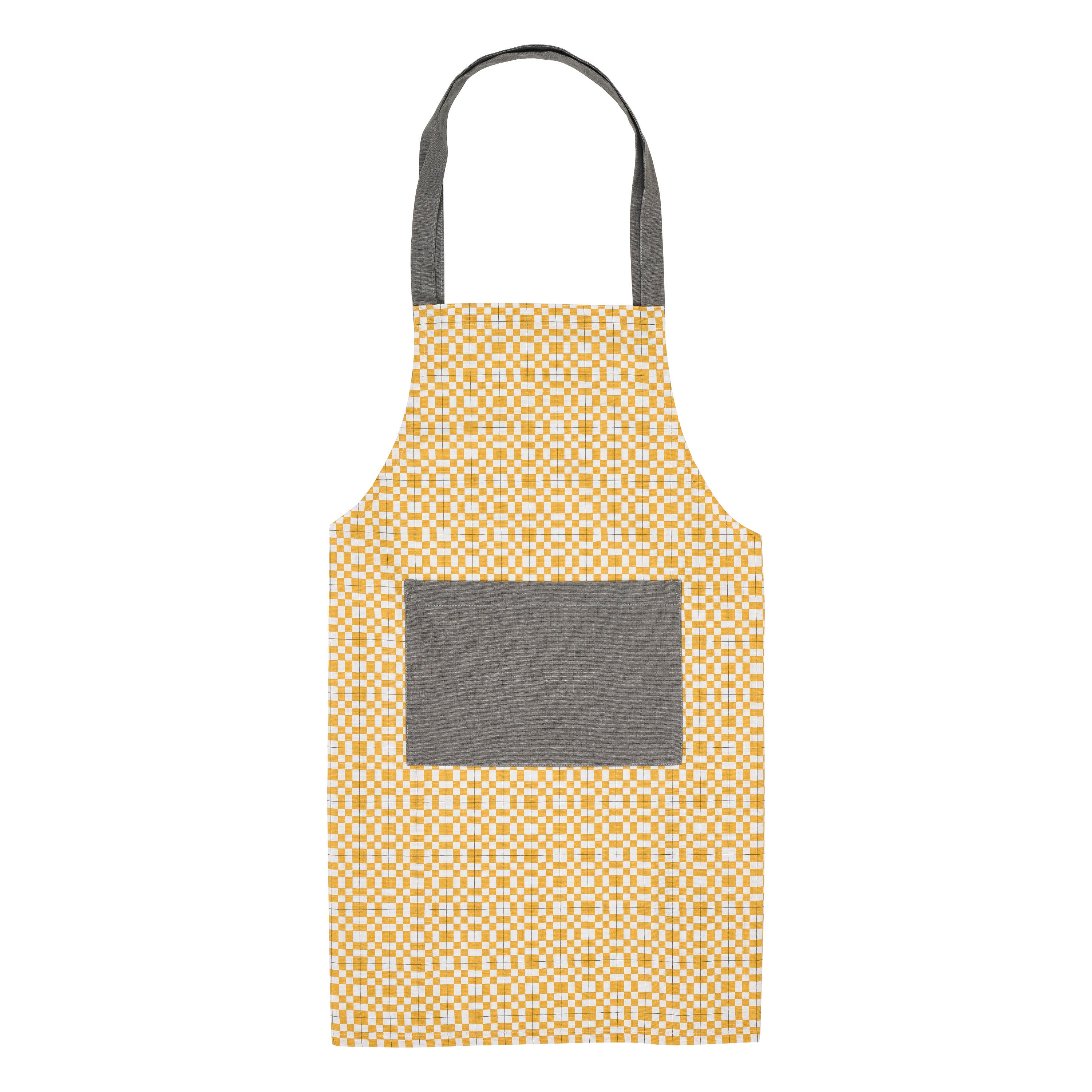Penguin Home® Apron chef Quality Thokka Print plain Woven Contrast ...