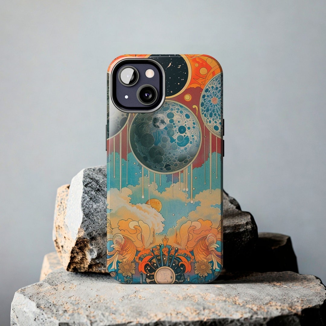 Vintage Celestial Mystical Cosmic Phone Case for iPhone Google Pixel ...