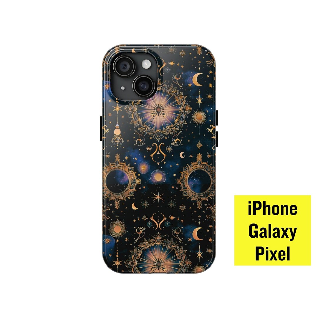 Celestial Mystical Cosmic Phone Case for iPhone Google Pixel Samsung ...