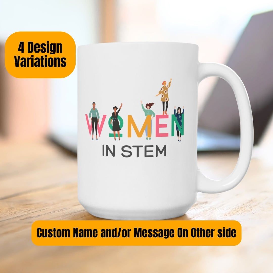 Women in Stem Mug, Female Engineer Gift, Women in Science Math Art ...