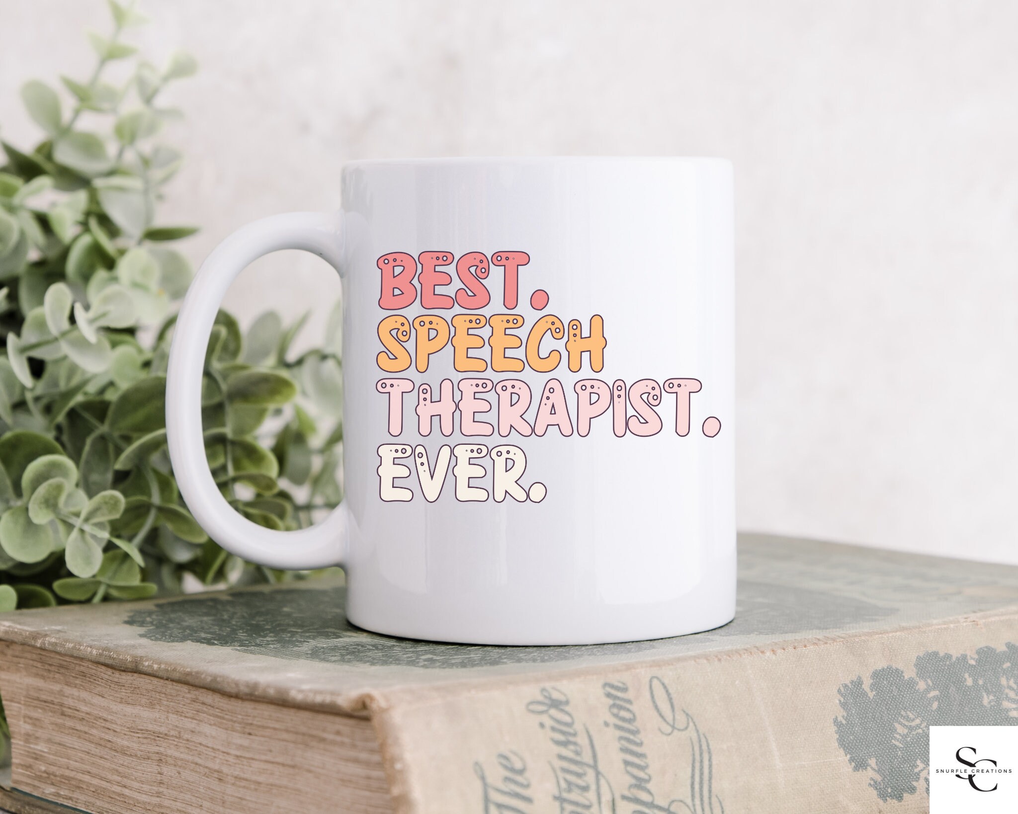 Custom Speech Therapy Mug, Personalized Speech Therapy Gifts, Custom ...